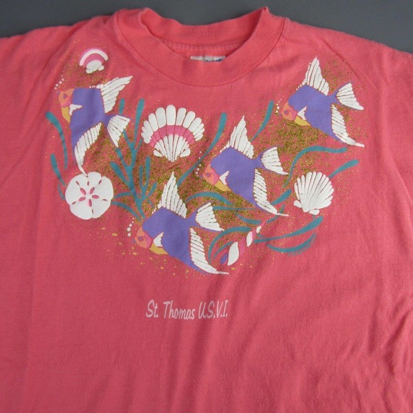 Hanes | Tops | Vintage St Thomas Virgin Islands Tshirt Womens Size L ...